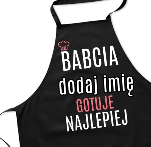 Fartuch na dzień babci na prezent babcia gotuje najlepiej (id: 134756 ...